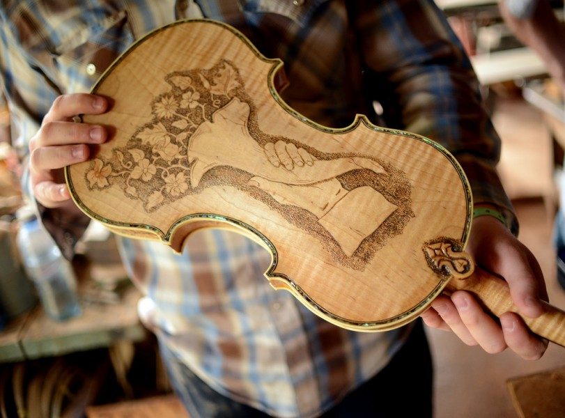 Chris Testerman fiddle – Blue Ridge National Heritage Area